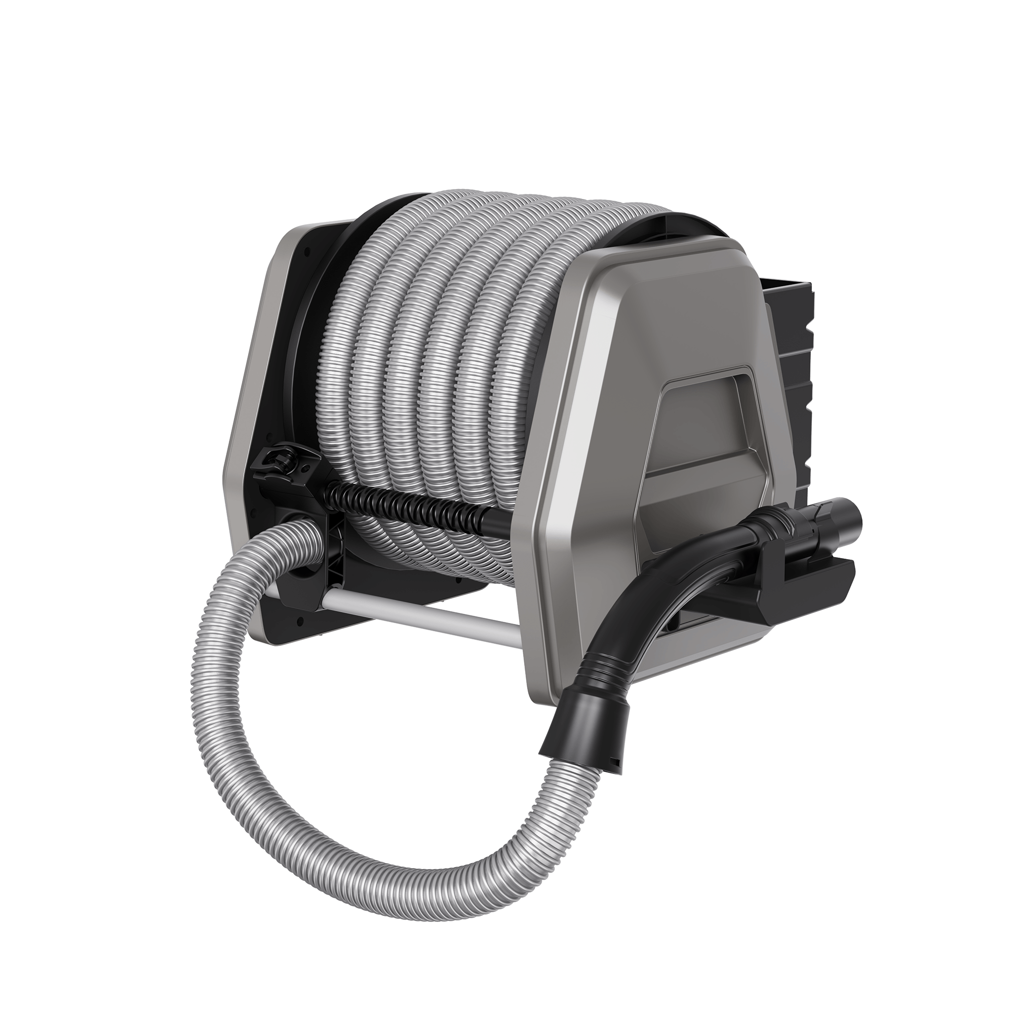 Retractable Vacuum Extension Hose Reel-1/4in-30ft | Giraffe Tools