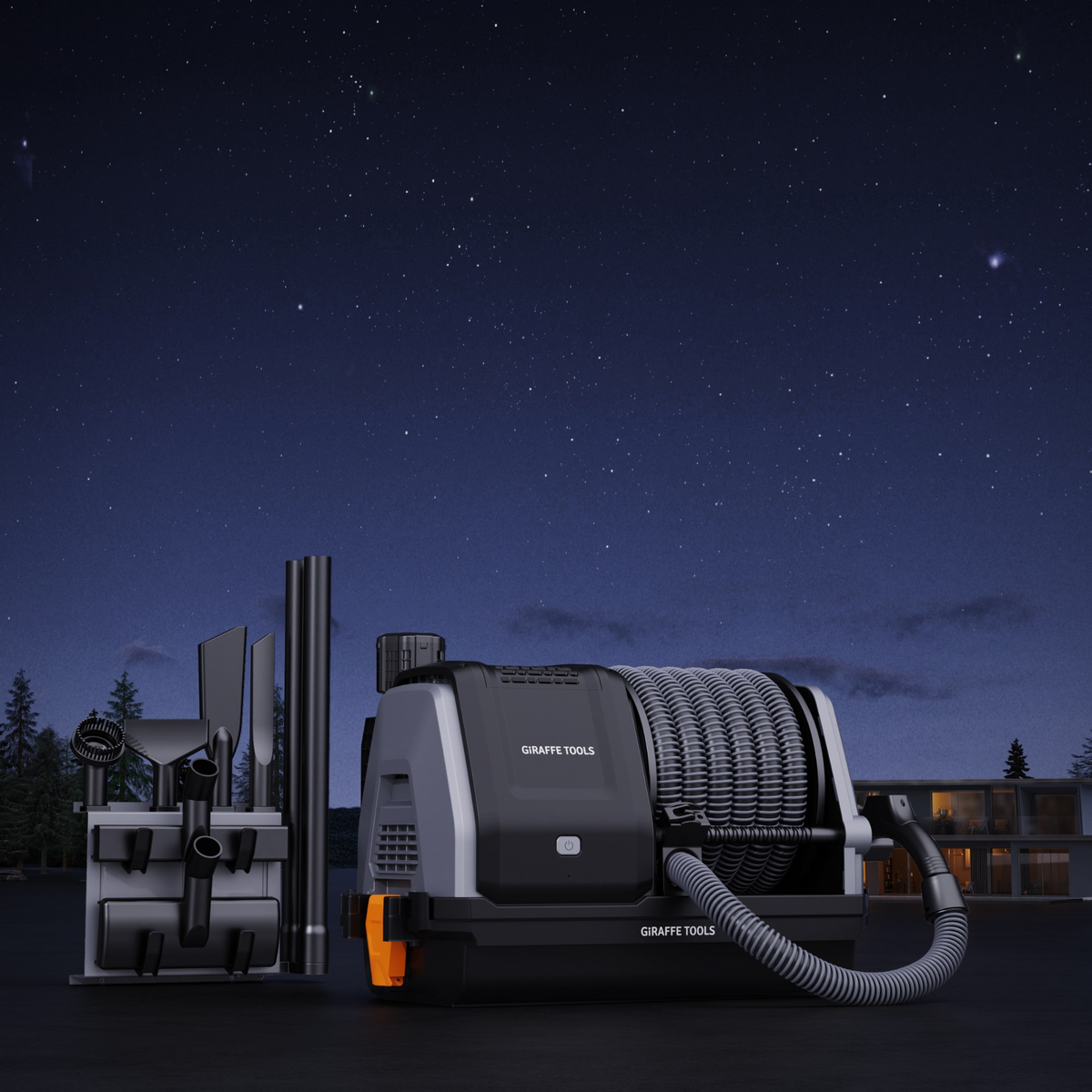 Retractable Garage Vacuum Launch