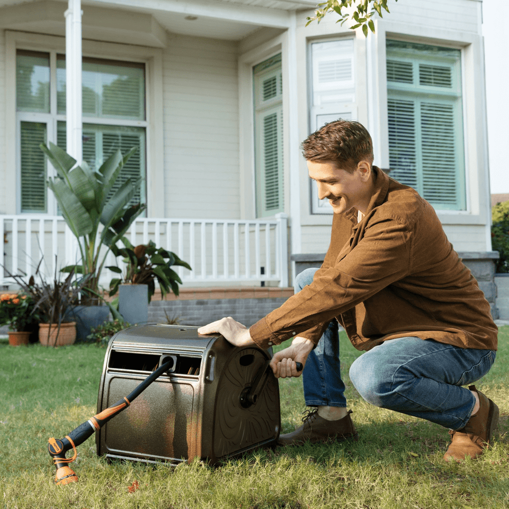 Garden Hose Reel Box | Giraffe Tools