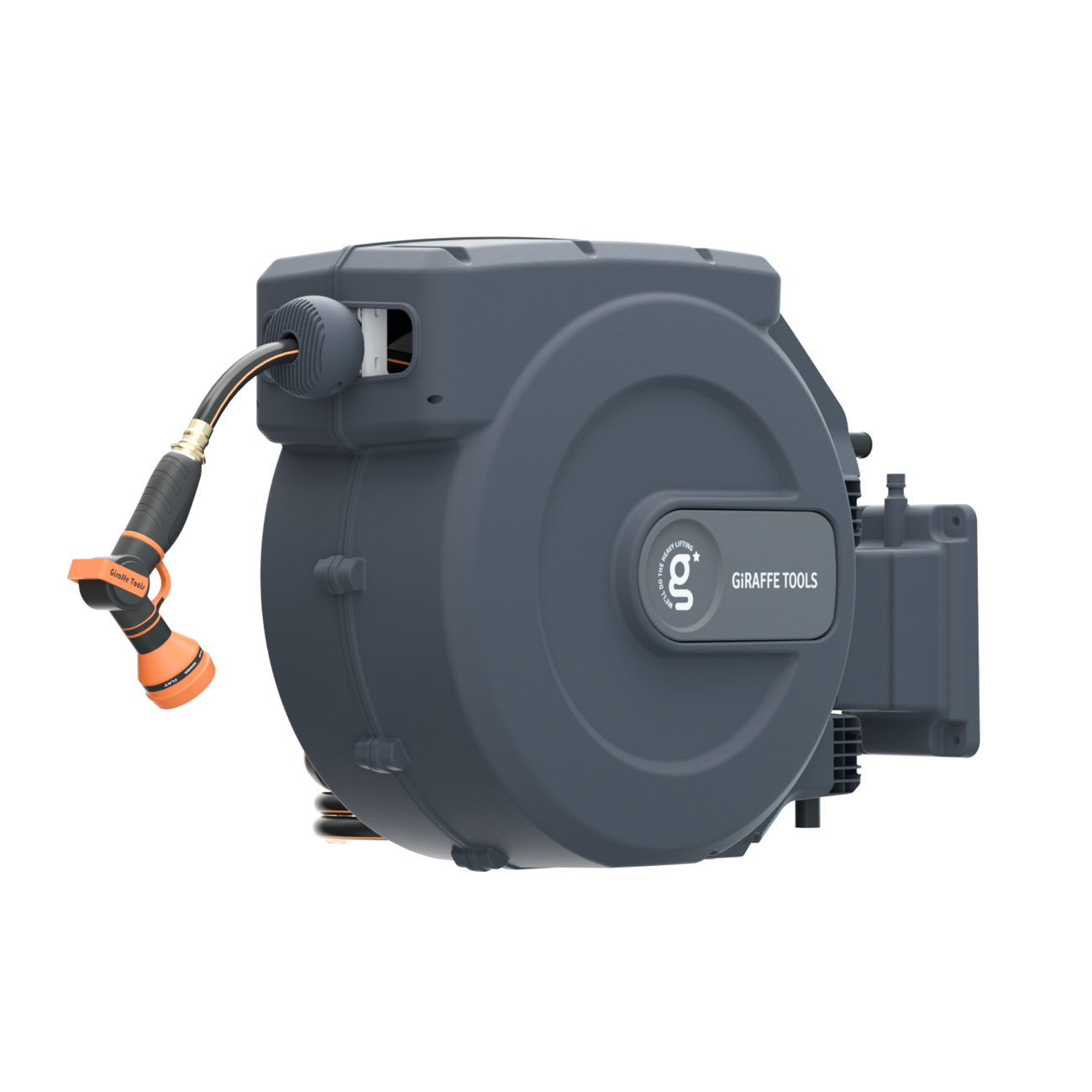 Retractable Garden Hose Reel 5/8in 115ft | Giraffe Tools