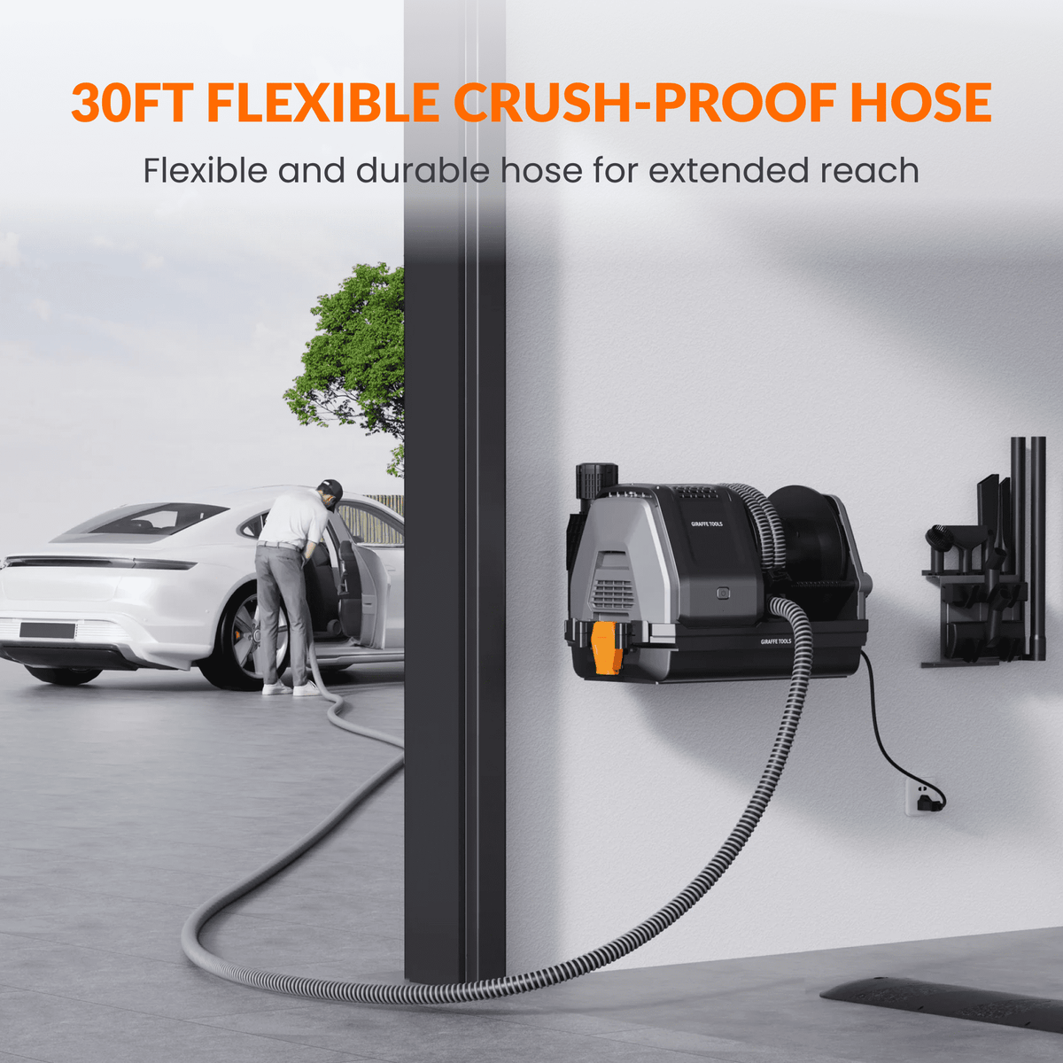 Retractable Vacuum Cleaner | Giraffe Tools