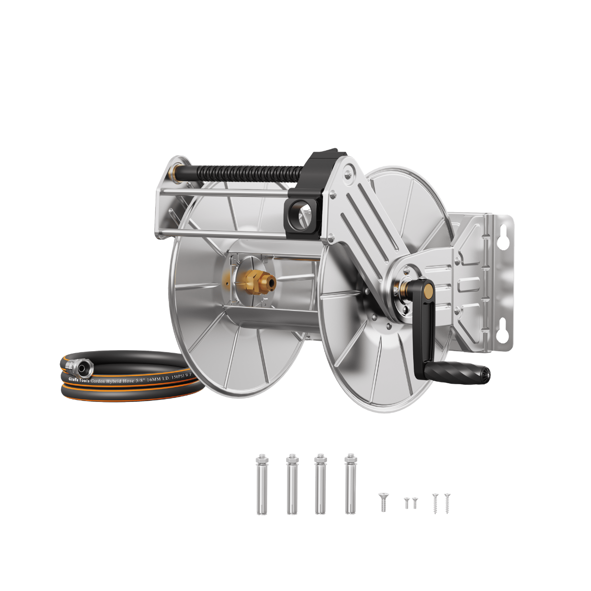 Hot Water Hose Reel Wall Mount Garden Hoses & Hose Reels | Expandable