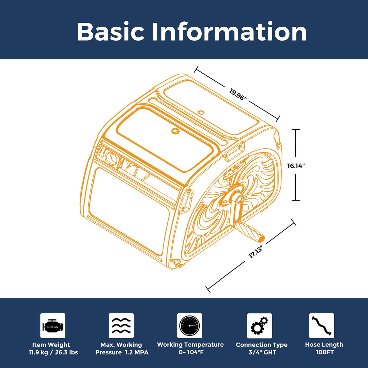 Garden Hose Reel Box | Giraffe Tools